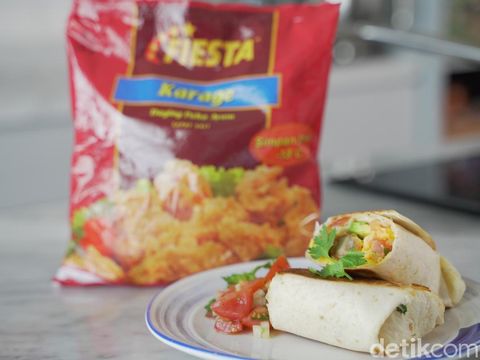 Resep Fiesta Karage Wrap ala Restoran