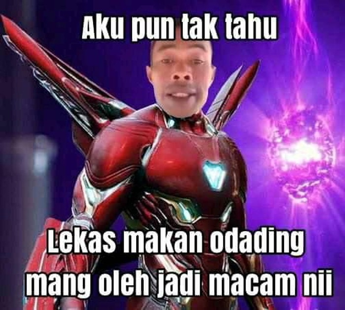Meme Odading Mang Oleh Bikin Ngakak, Bisa Jadi Iron Man