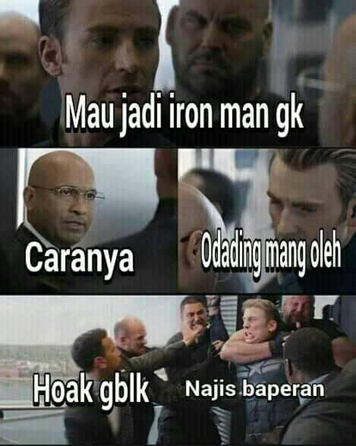 Meme Odading Mang Oleh Bikin Ngakak, Bisa Jadi Iron Man