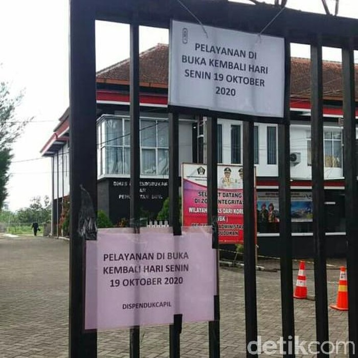 3 Pegawai Positif COVID-19, Kantor Dukcapil Kabupaten Blitar Tutup Sepekan 3 Pegawai Positif COVID-19, Kantor Dukcapil Kabupaten Blitar Tutup Sepekan