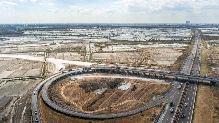 Mengintip Proyek Modifikasi Simpang Susun Tol Surabaya-Gresik