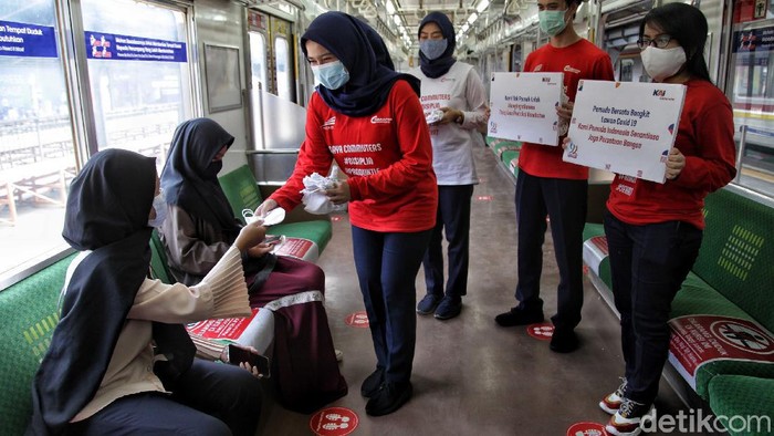 Sambut Sumpah Pemuda KAI Sosialisasi Protokol Kesehatan