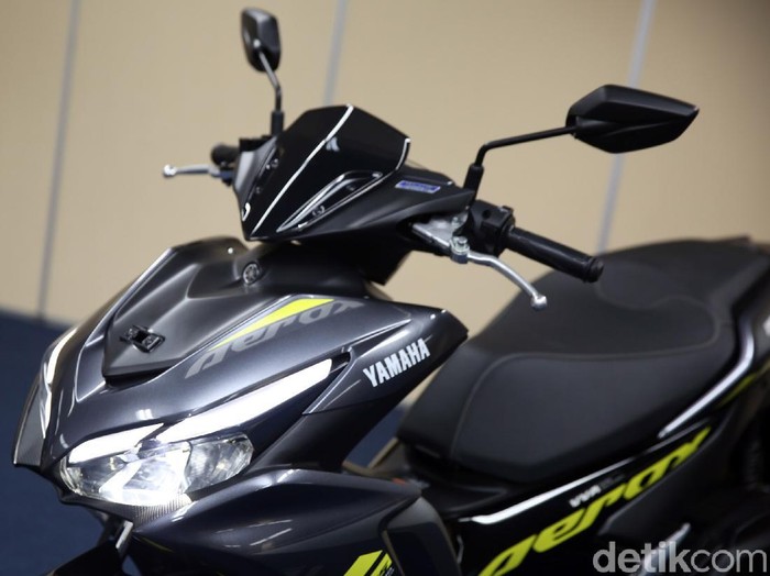 Ini Wajah Baru Yamaha Aerox 155 Connected