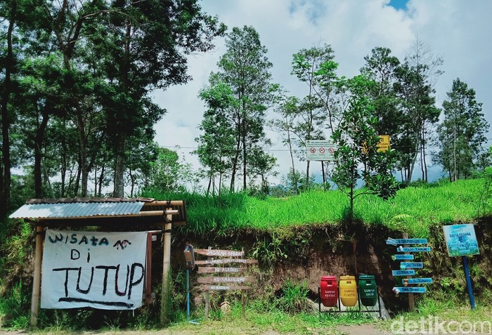 Potret Objek Wisata Kali Talang yang Ditutup karena Merapi Siaga
