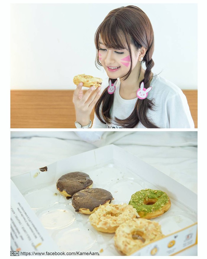 Cantiknya Kameaam, Cosplayer Seksi yang Hobi Ngopi