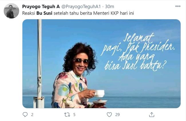 Memes Susi Mentri Perikanan