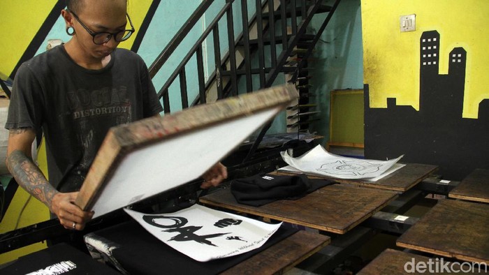 Geliat Bisnis Sablon yang Masih Eksis di Masa Pandemi