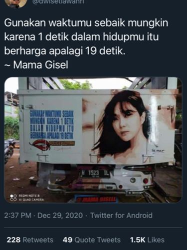 Viral! Soal Video 19 Detik Gisel Diabadikan di Bak Truk Viral! Soal Video 19 Detik Gisel Diabadikan di Bak Truk