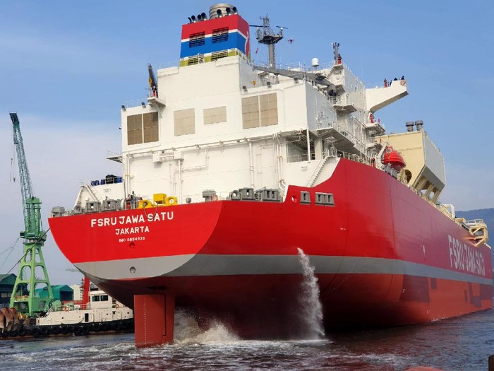 Kapal FSRU Jawa Satu Berlayar dari Korsel ke Cilamaya