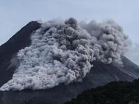 Foto Gunung Merapi Dipotret dari Luar Angkasa