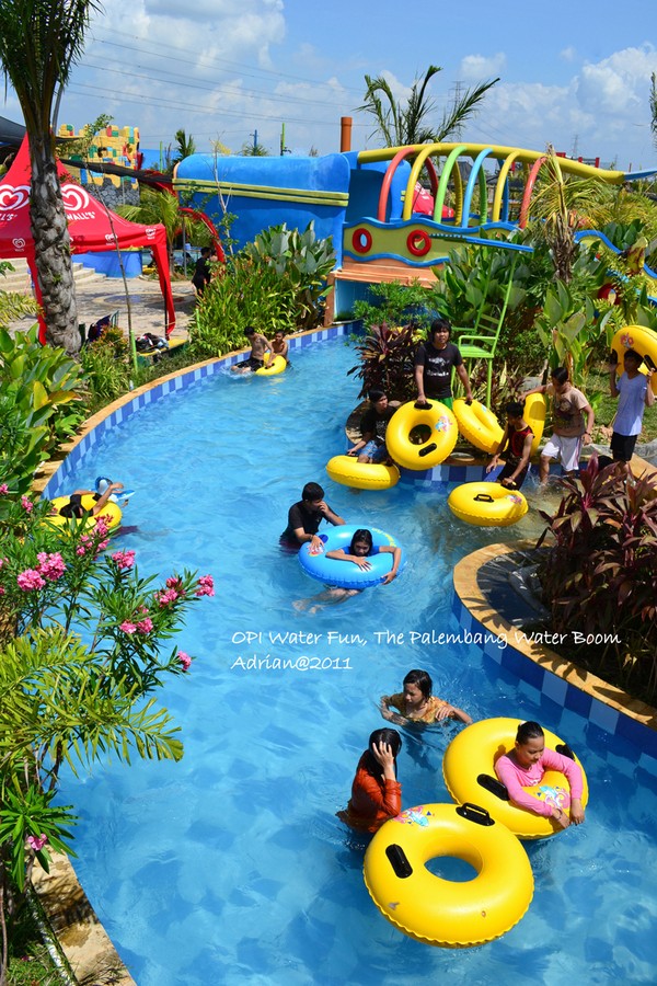 Basah-Basahan di OPI Water Fun Jakabaring, Palembang