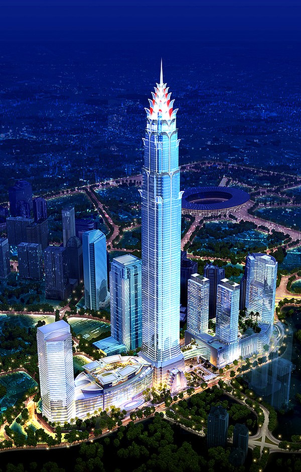 Keren! Gedung Tertinggi ke-5 Dunia Dibangun di Jakarta