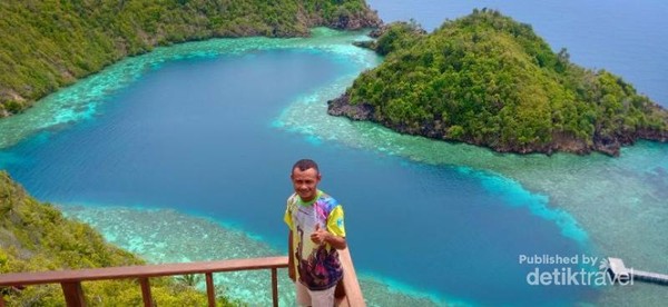 Mirip Karawapop, Ini Telaga Hati Baru Misool