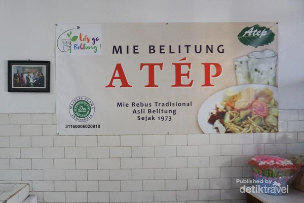 Wisata Kuliner Belitung, Mie Atep Langganan Para Artis