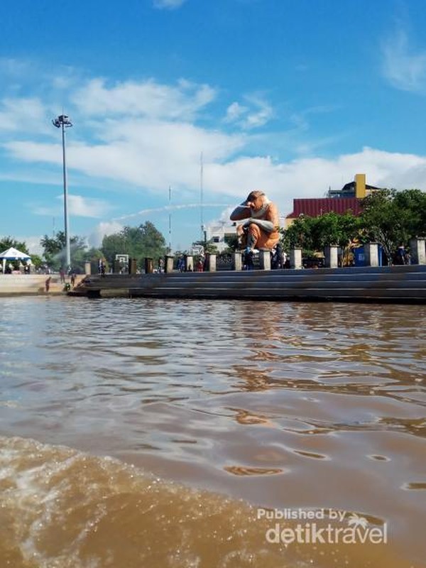 Ini Patung Bekantan Ikonik di Banjarmasin