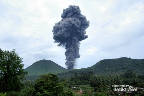 Mengenang Dahsyatnya Letusan Gunung Lokon
