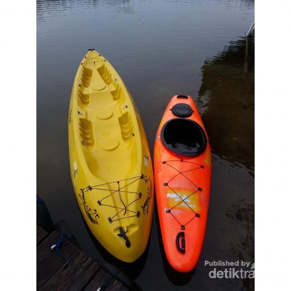 Serunya Main Kayak di Bangka Botanical Garden