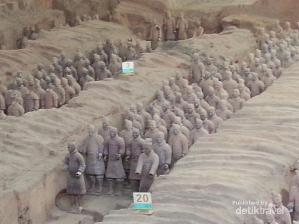 Bertemu Ribuan Patung Prajurit Terakota di Xian