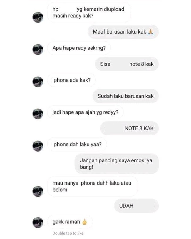 8 Chat Pembeli yang Bikin Penjual Olshop 'Gemas Pengin Nampol', Kocak Abis!