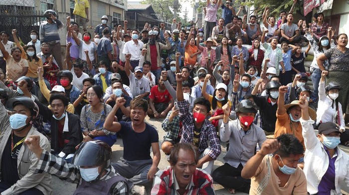 Korban Tewas Demo Antikudeta Myanmar Bertambah Jadi 6 Orang Korban Tewas Demo Antikudeta Myanmar Bertambah Jadi 6 Orang