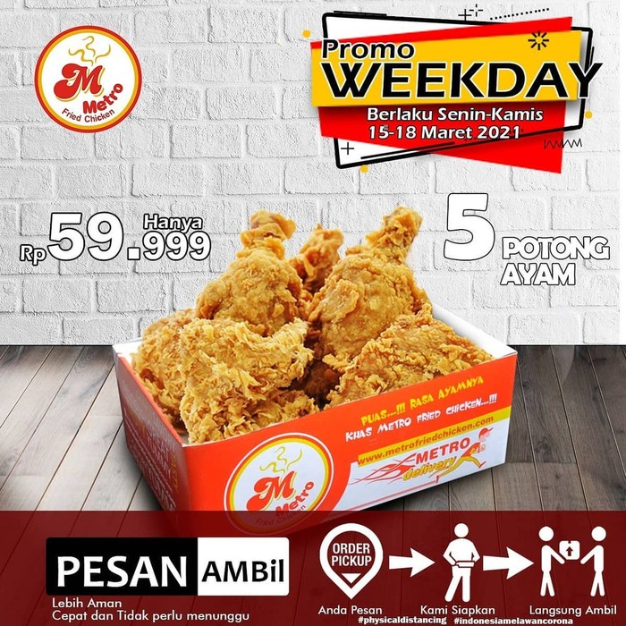 20 Fried Chicken Murah Meriah Ada di Sini