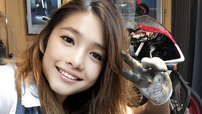Potret Bikers Cantik Asal Jepang yang Ternyata Pria Setengah Abad