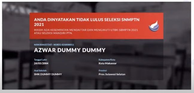Tidak Lolos SNMPTN 2021, Ini Langkah Yang Bisa Dilakukan Tidak Lolos SNMPTN 2021, Ini Langkah Yang Bisa Dilakukan