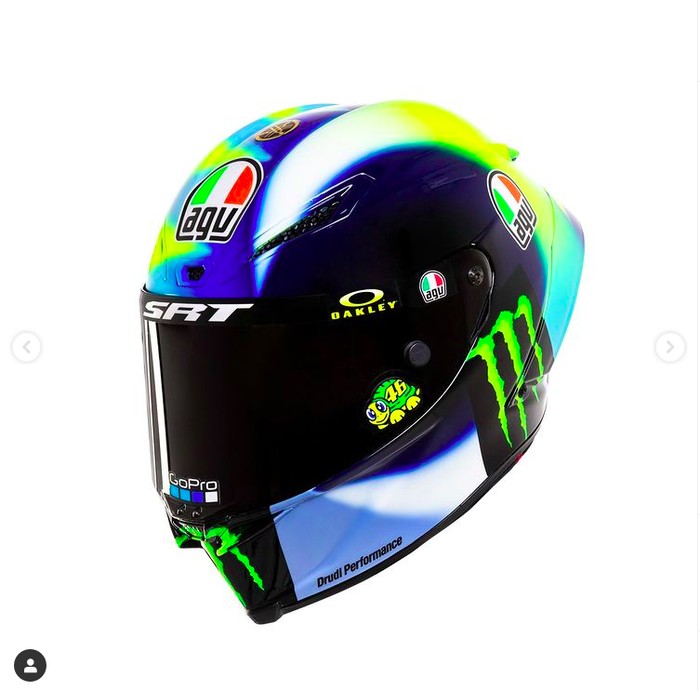 Transisi Siang-Malam di Helm Valentino Rossi