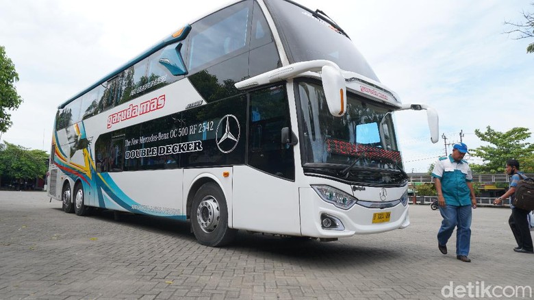 Review Bus Double Decker Baru Garuda Mas, Rute Blora-Jakarta
