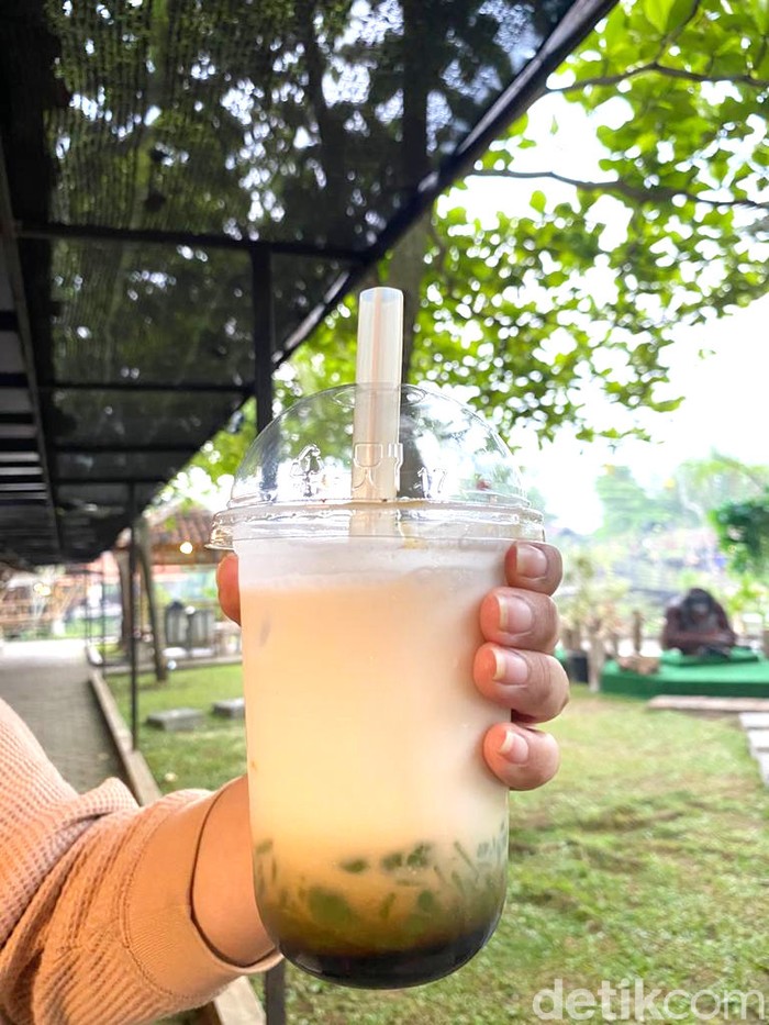 Lesehan Makan Ayam Goreng Kampung Bareng Genjer Oncom