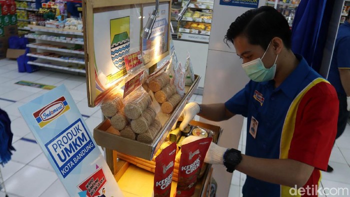 Mantab Kini Produk UMKM Bandung Mejeng di Minimarket