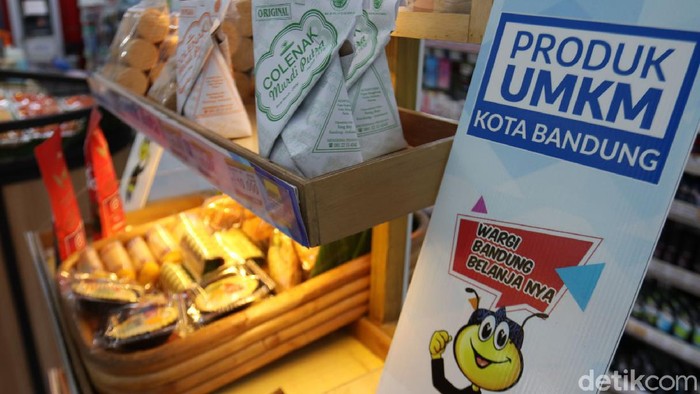 Mantab Kini Produk UMKM Bandung Mejeng di Minimarket