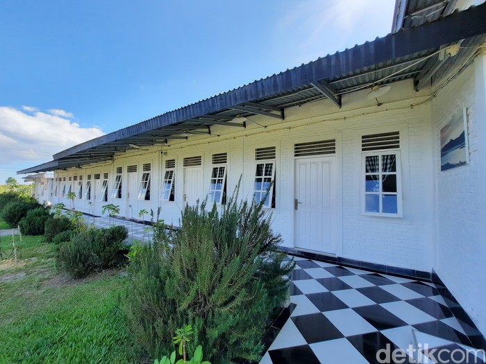 Potret Kafe Minimalis Pinggir Sawah di Kawasan Toba