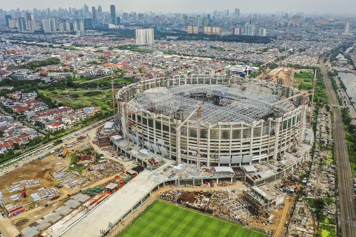 Potret Perjalanan JIS: Dari Tanah Jadi Stadion Bergaya Arsitektur Megah