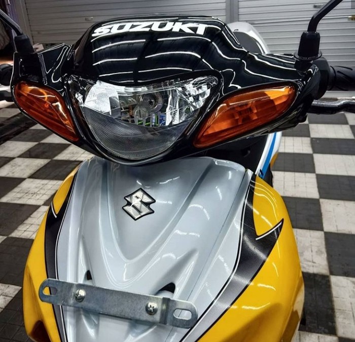 Satria Hiu Disulap Jadi Baru Lagi