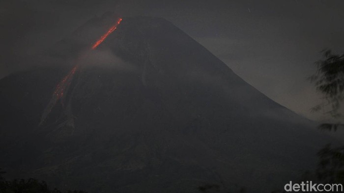 Potret Ciamik Gunung Merapi di Pagi Hari