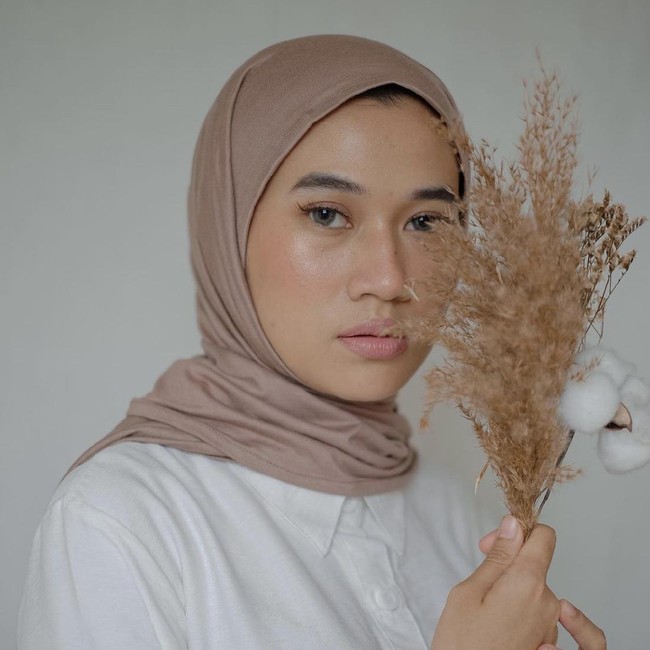 tutorial hijab pashmina jersey
