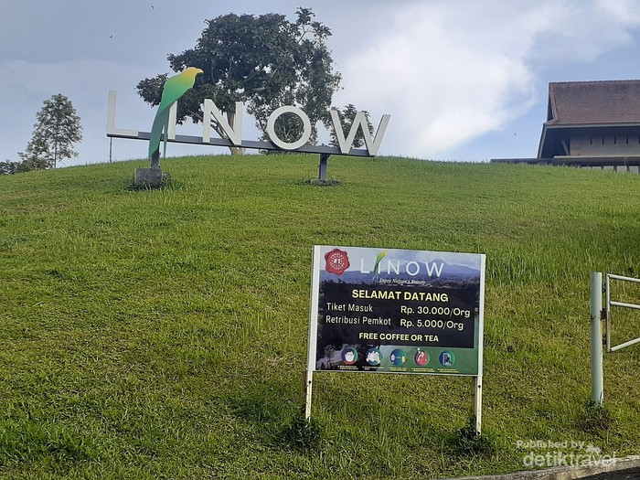 Pesona Danau Linow di Malam Hari
