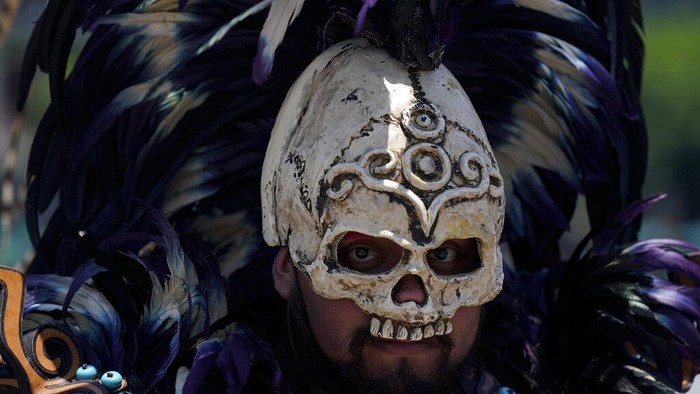 Potret Perayaan 696 Tahun Peradaban Aztec di Tengah Pandemi