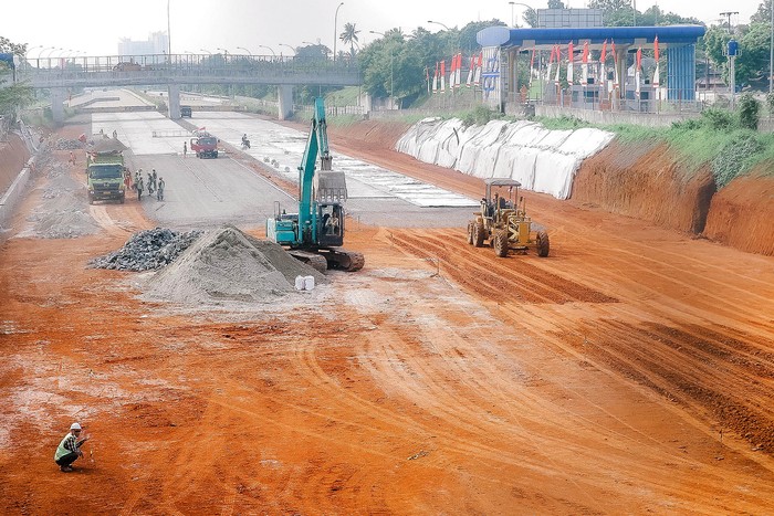 Penampakan Terkini Proyek Tol Cijago Ruas Kukusan-Cinere