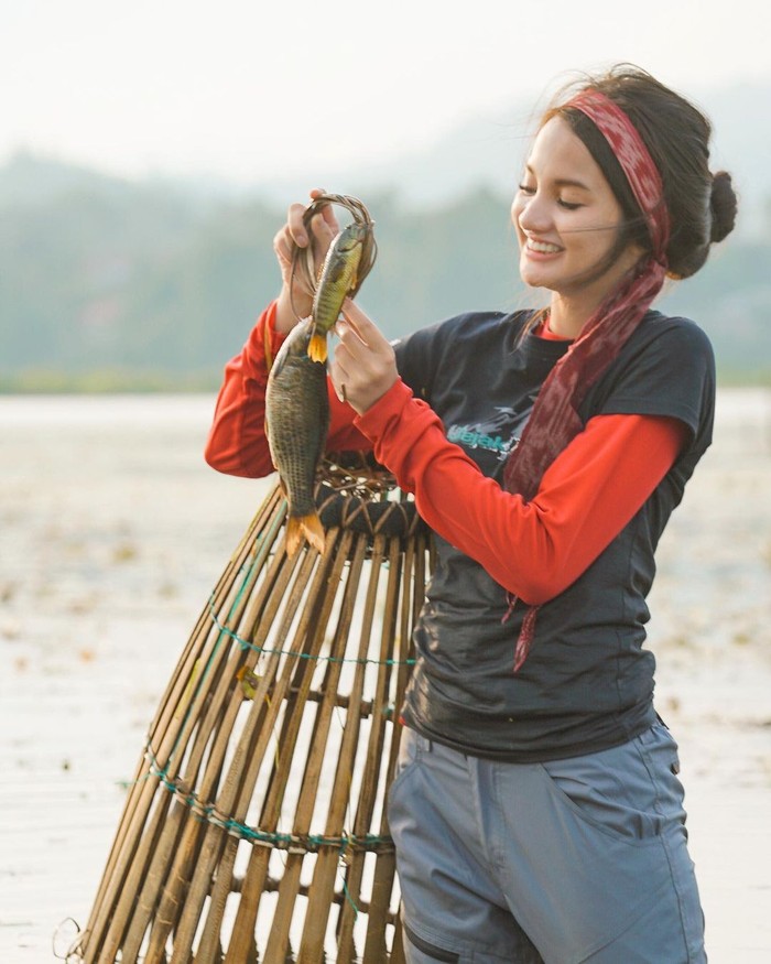 Sabrina Anggraini, Kekasih Belva Devara yang Doyan Makanan Tradisional