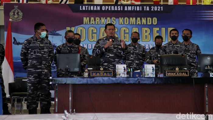 Begini Persiapan Latihan Operasi Amfibi TNI AL