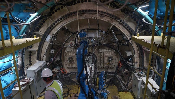 Penampakan Bor Raksasa Kereta Cepat Jakarta-Bandung