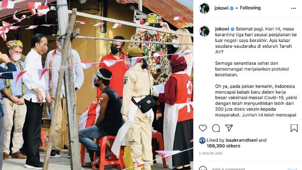 Sambil Jalani Karantina, Jokowi Sampaikan Kabar Gembira Nih! Sambil Jalani Karantina, Jokowi Sampaikan Kabar Gembira Nih!