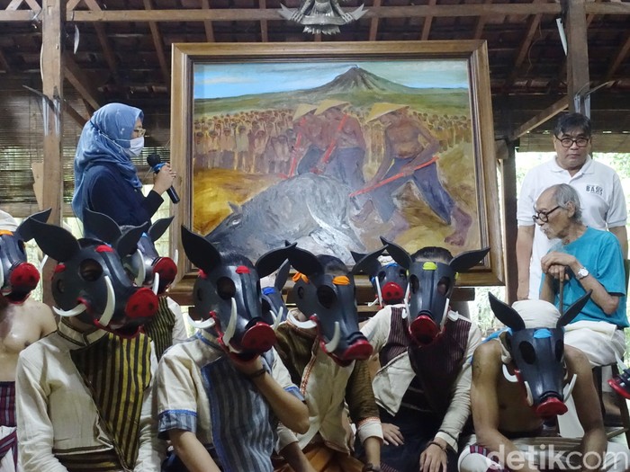 Di Balik Lukisan Berburu Celeng Djoko Pekik