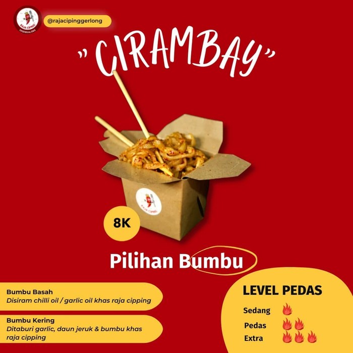 Camilan Viral! 20 Cirambay yang Kenyal dan Pedas Ada di Tempat Ini