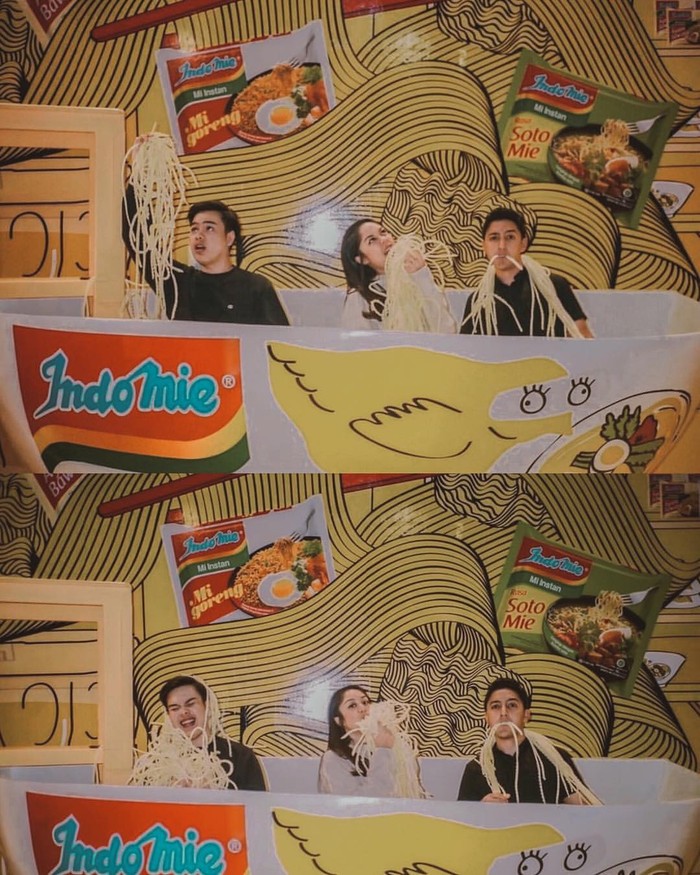 10 Gaya Keren Aron Ashab Saat Ngopi di Kafe dan Belanja Sayuran