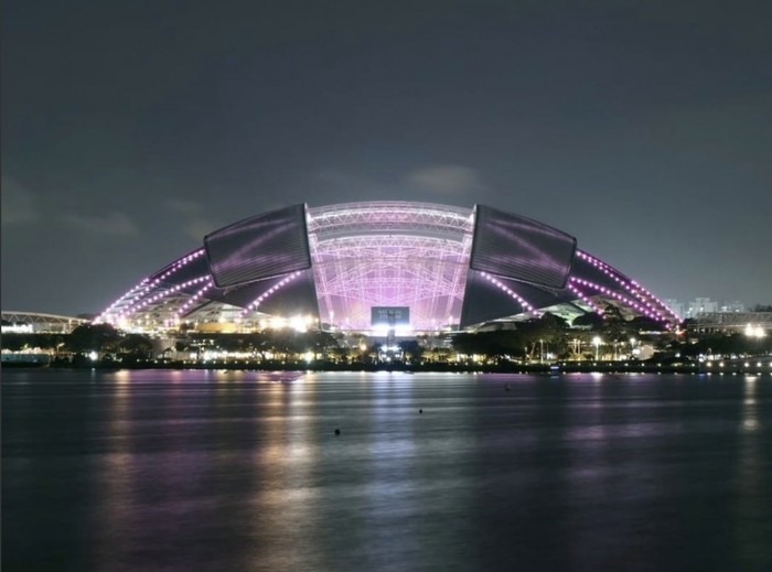 Foto: Canggihnya National Stadium Singapura