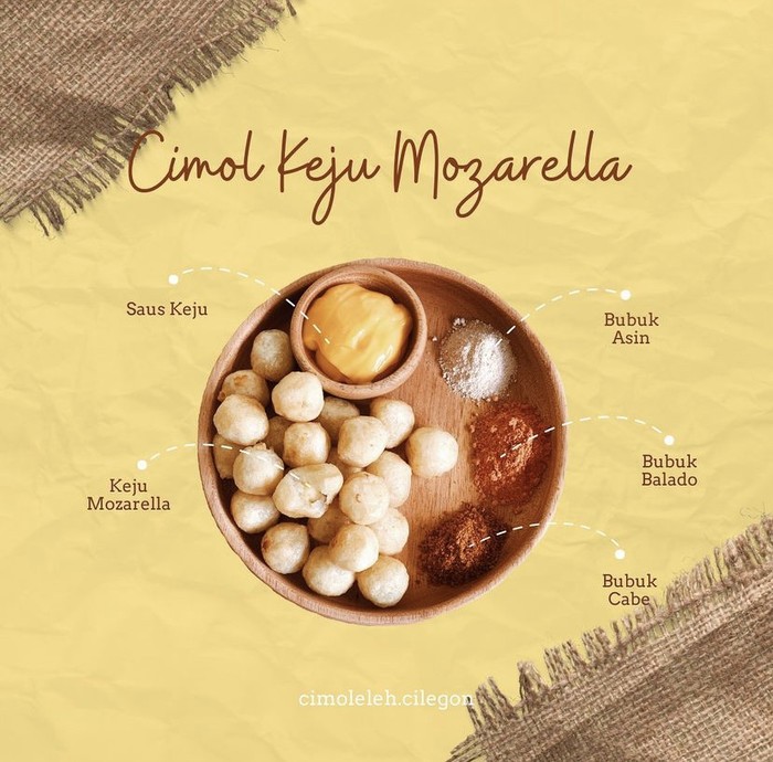 20 Cimol Pedas Mulur Rp 10 Ribuan Ada di Sini