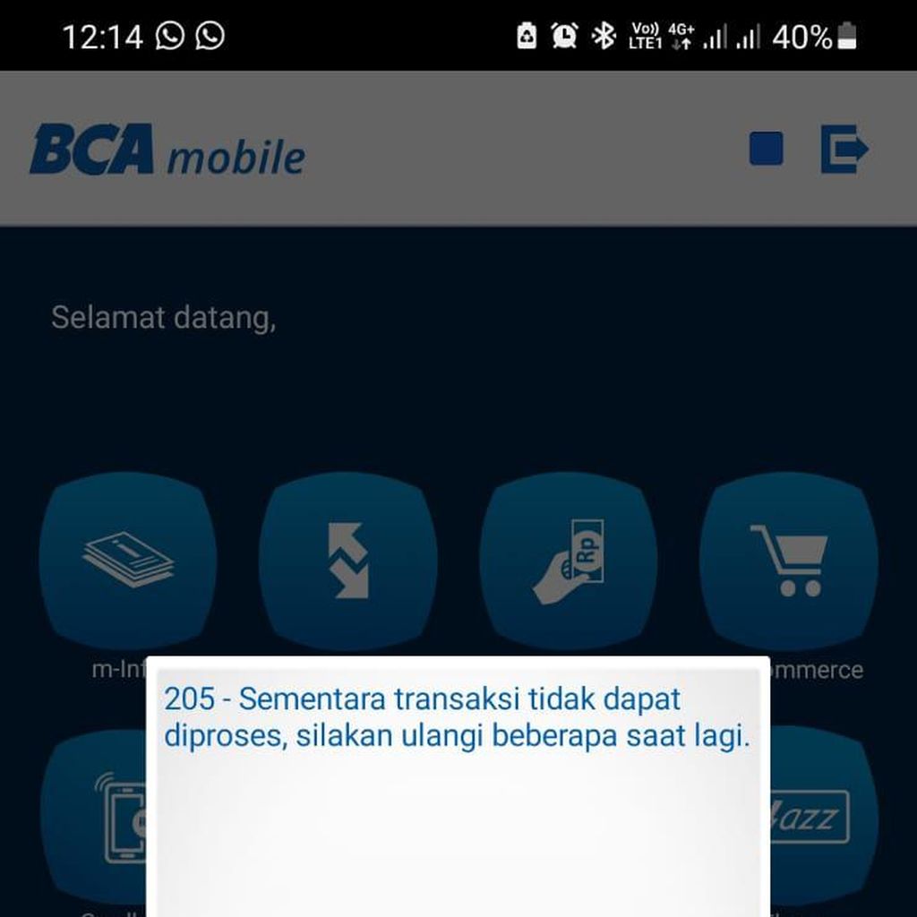 M Banking BCA Error Nasabah Tak Bisa Transaksi M Banking BCA Error Nasabah Tak Bisa Transaksi